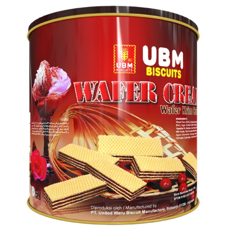 Jual UBM Biscuits Wafer Chocolate RT 400 Gr | Shopee Indonesia