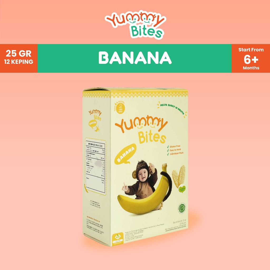 Jual Yummy Bites Rice Crackers 25 GR Snack Baby/ Cemilan bayi | Shopee ...