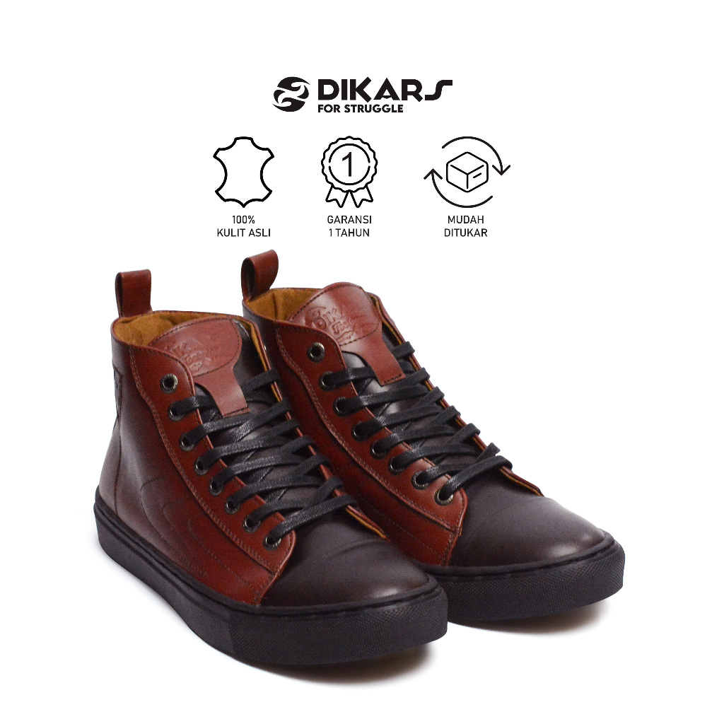 Jual DIKARS - Paul Red Brick Boots | Shopee Indonesia