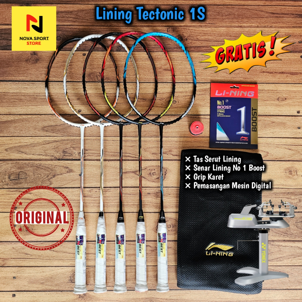 Jual Raket Badminton Lining Tectonic 1 S | Shopee Indonesia