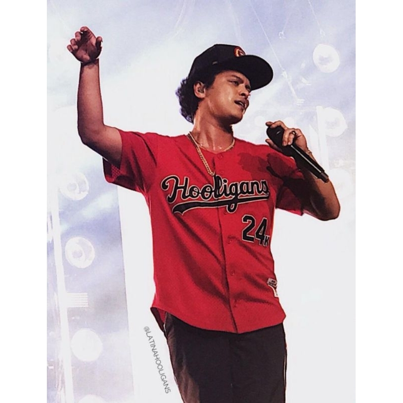 Jual Jersey Bruno Mars / Jersey Baseball bebas Custom / Jersey Big size ...