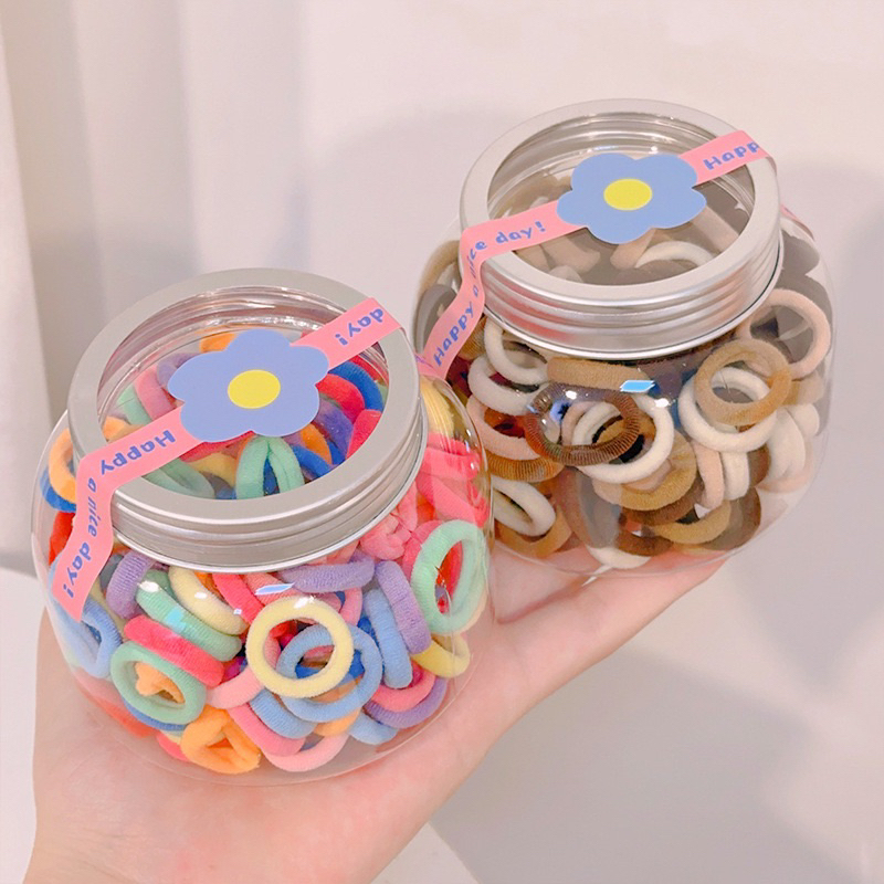 Jual ( FREE TOPLES DONUT ISI 100PCS ) IKAT RAMBUT DONUT SET TOPLES ISI ...