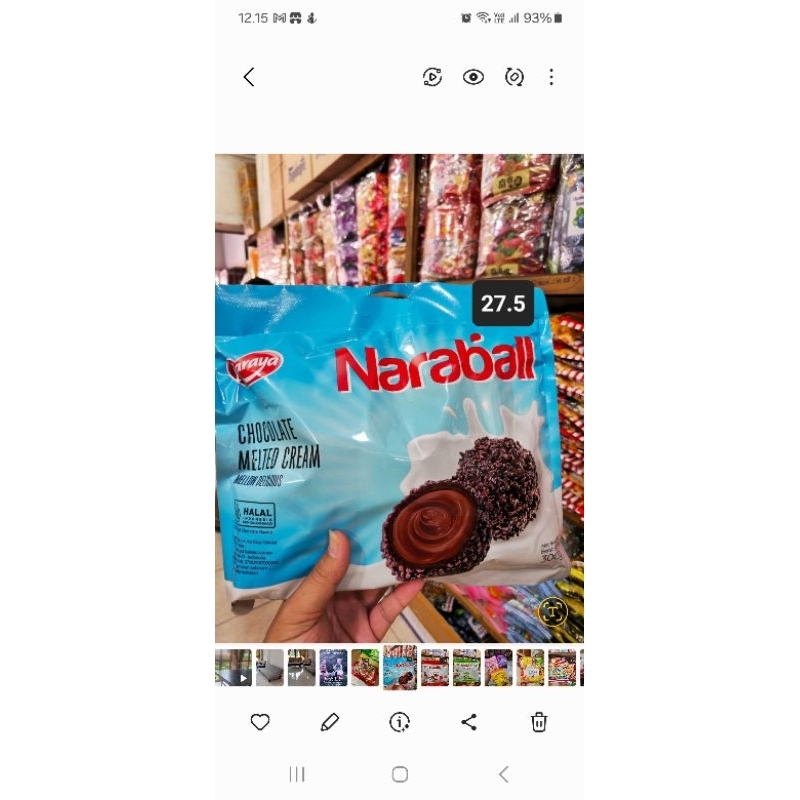 Jual Naraball (chocolate melted cream 300gram) | Shopee Indonesia