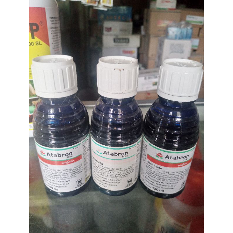 Jual obat insektisida ATABRON lama 100ml | Shopee Indonesia