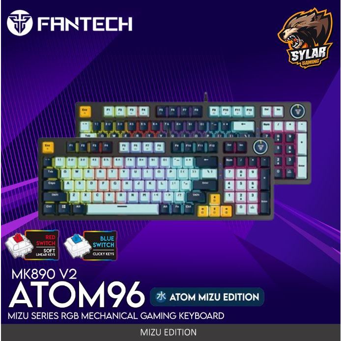Jual Fantech ATOM81 MK875 V2 Mizu Series RGB Mechanical Gaming Keyboard | Shopee Indonesia