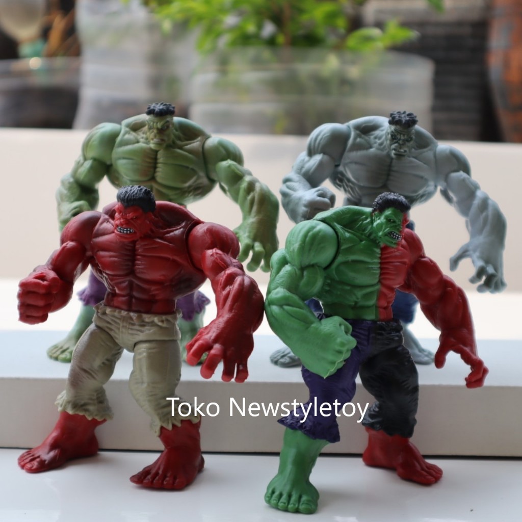 Jual Mainan Anak Figure Hulk isi 4Pcs satu set | Shopee Indonesia