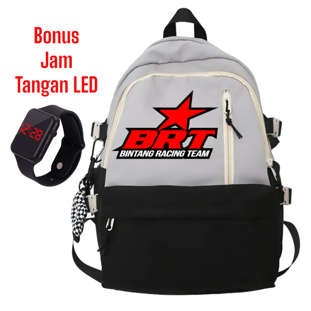 Jual SLV Bags Tas Ransel Sekolah Anak Laki Laki dan Perempuan TK SD SMP SMA Terbaru Motif Racing ...