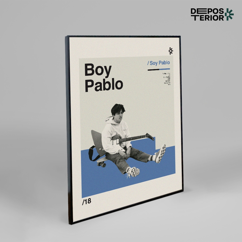 Jual Poster Boy Pablo - Soy Pablo Cover Album Frameblock | Shopee Indonesia