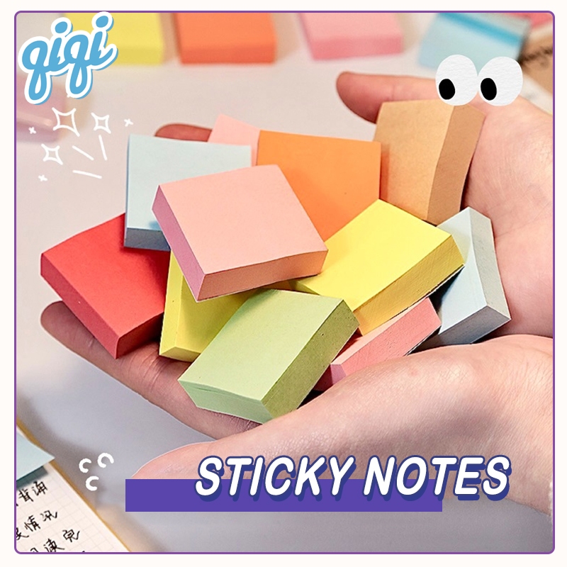 Jual Catatan Memo Sticky Notes Warna Makaron Lucu notes empelan kertas ...