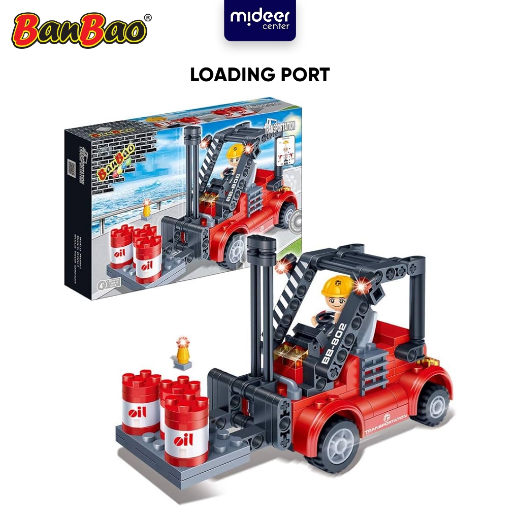 Jual BanBao Interlocking Blocks Forklift 8778 (128 Pcs) Mobil ...