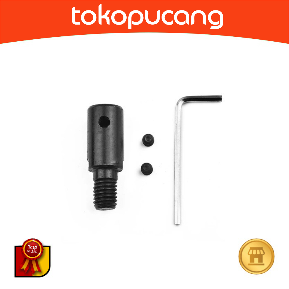 Jual Adapter Chuck Drill Bor M10 Cutting Saw 4 inch + Baut L - 10mm ...