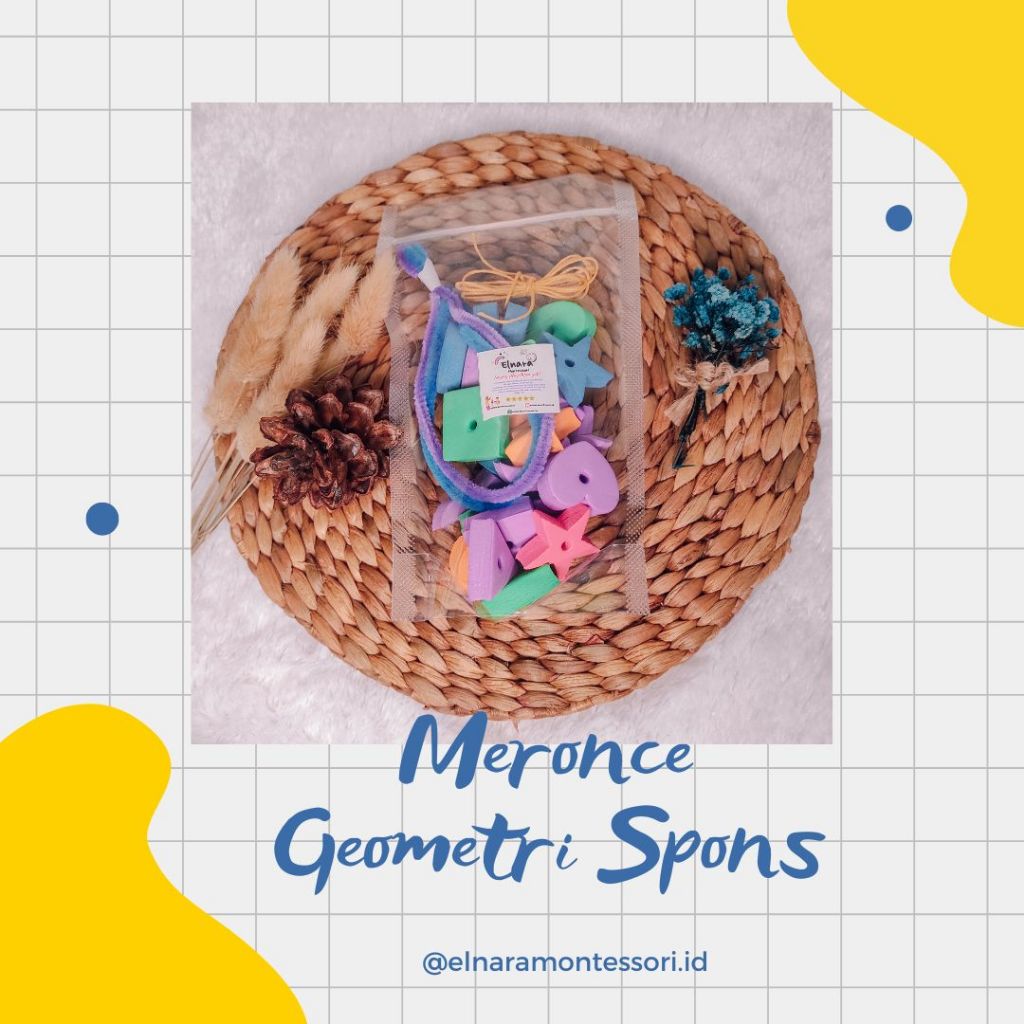Jual MERONCE GEOMETRI SPONS DAN PIPE CLEANER / KAWAT MERCY - SENSORY ...