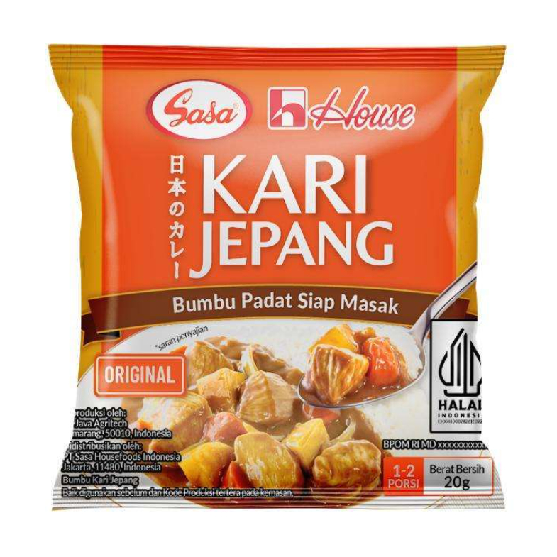 Jual Sasa Kari Jepang Sachet 20gr Kare Japanese Curry Bumbu Masak ...