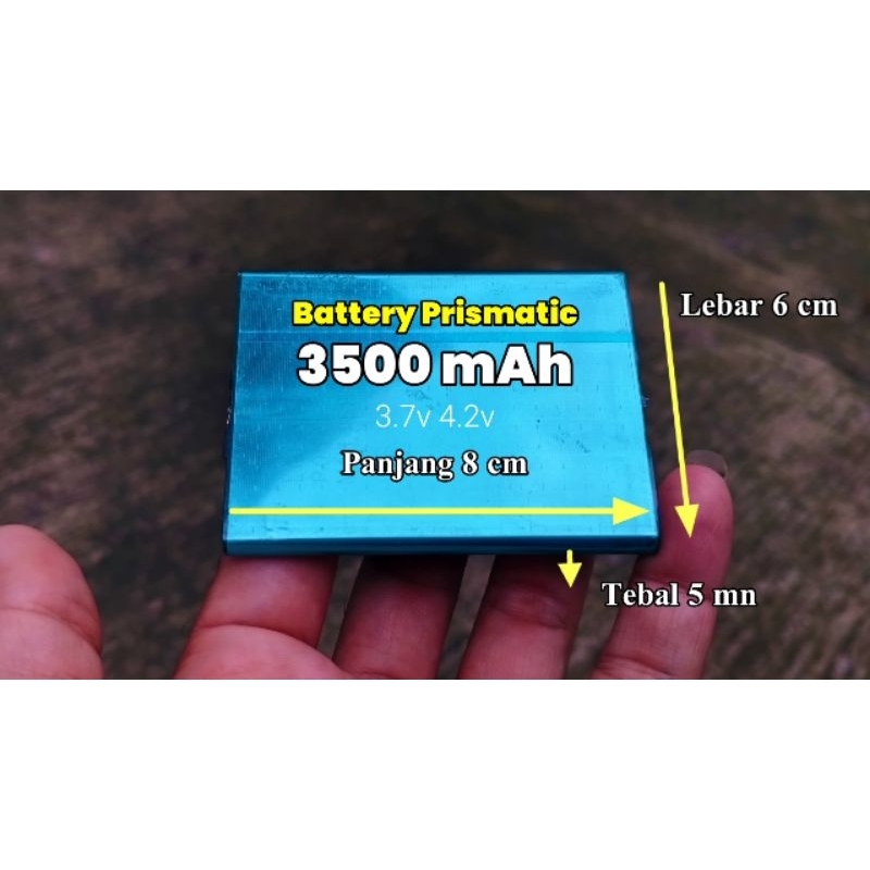 Jual Prismatic 3000 mAh/3500 mAh 3.7v 4.2v | Shopee Indonesia