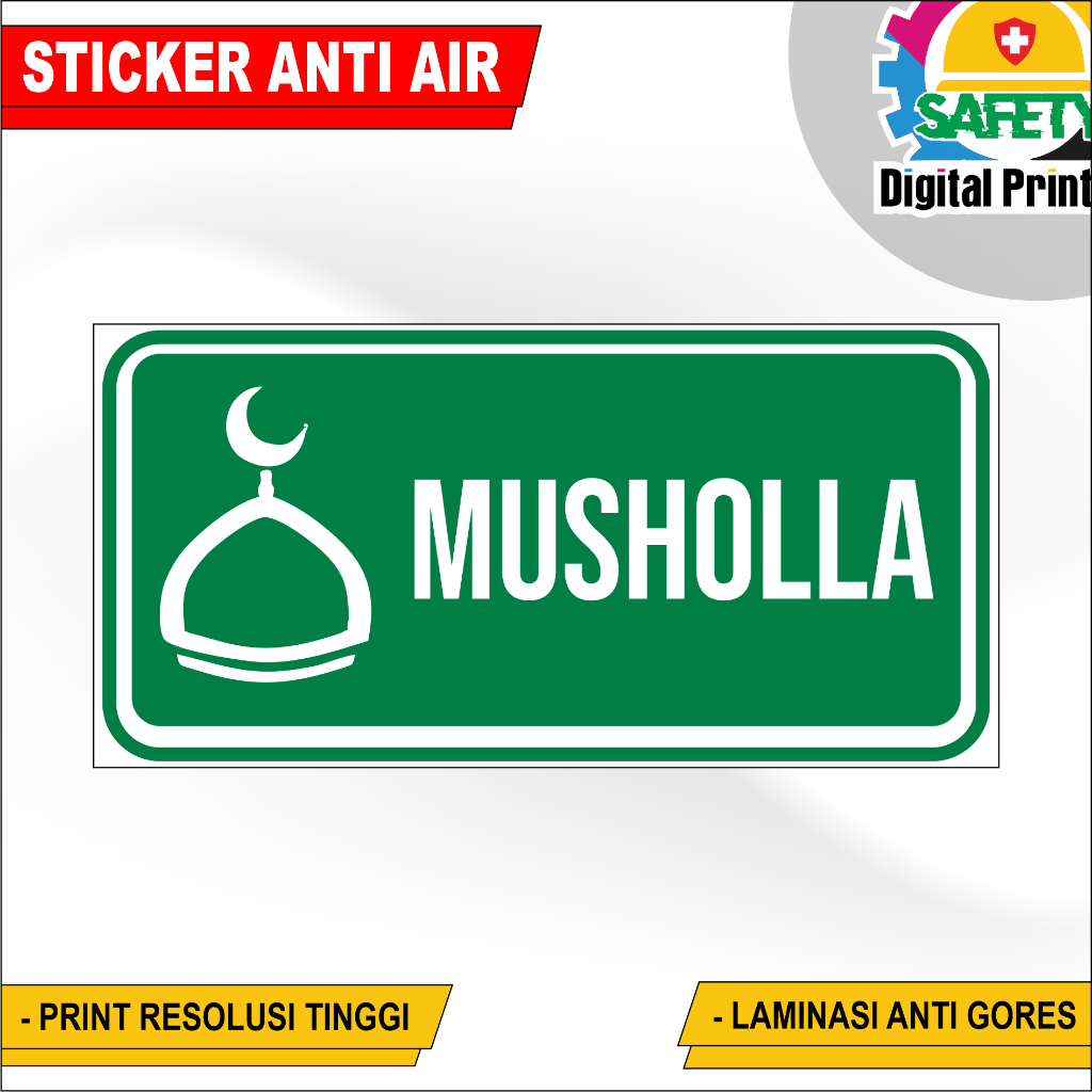 Jual STIKER MUSHOLLA STICKER MUSHOLLA PRINTING RAMBU | Shopee Indonesia