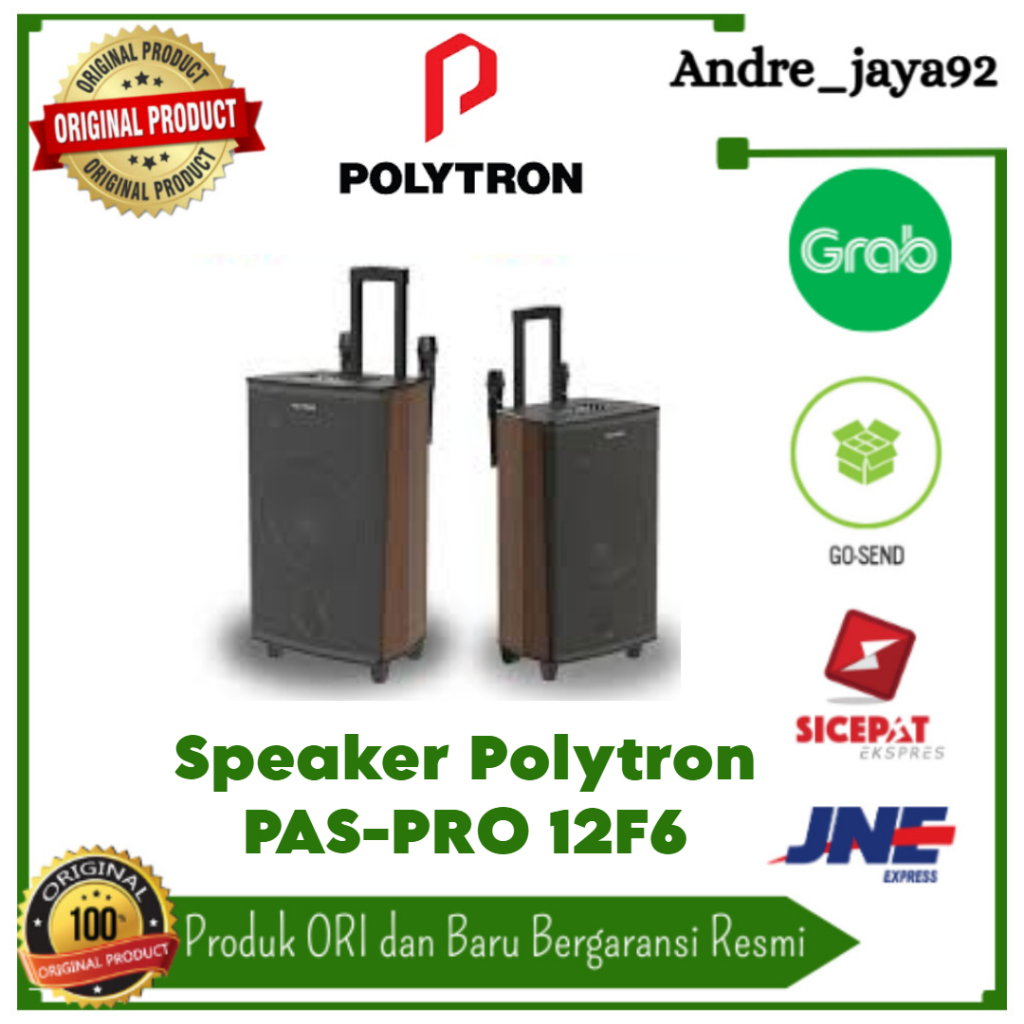 Jual SPEAKER MEETING POLYTRON PAS PRO 12F6 PASPRO 12F6 SPEAKER PORTABLE ...
