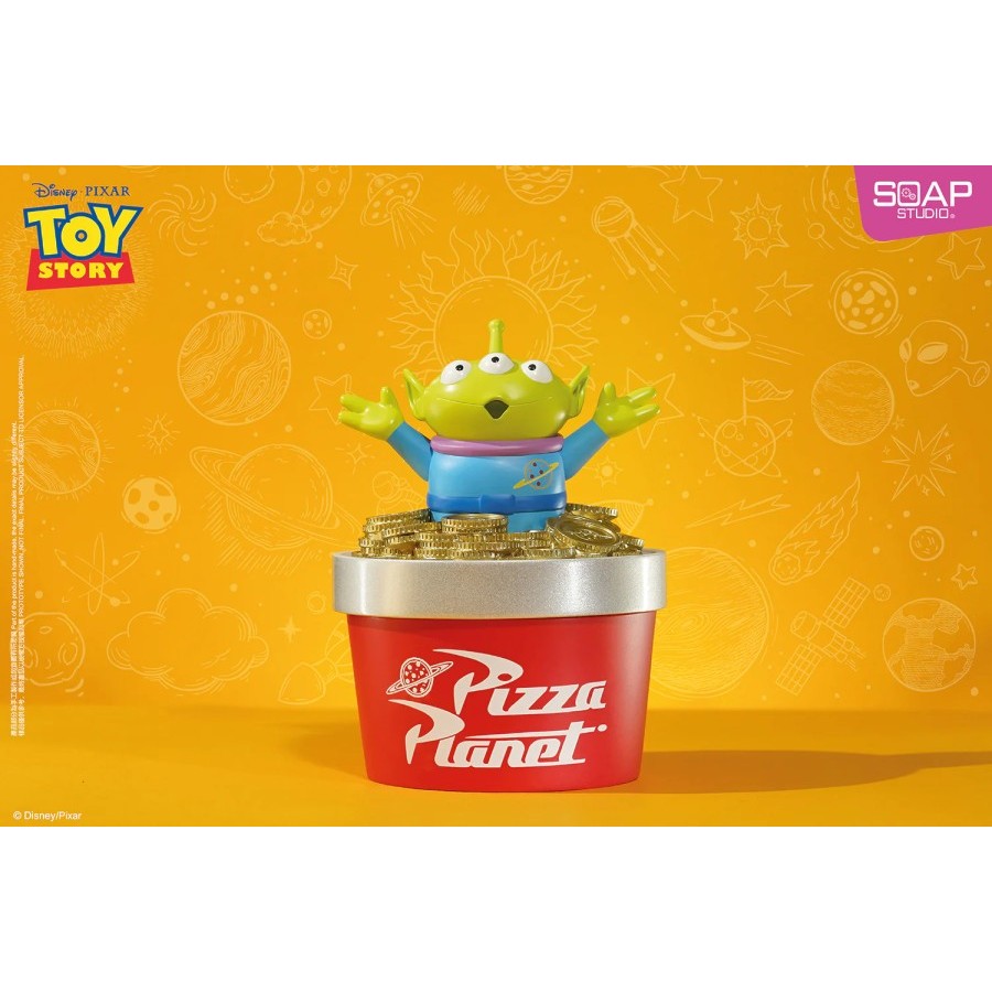 Jual Disney Alien Pizza Planet Token Bucket Figure - PX043 (Toy Story ...
