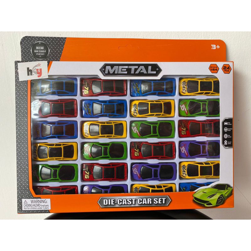 Jual DieCast Car Set isi 24 Mobil Metal LA-268 | Shopee Indonesia