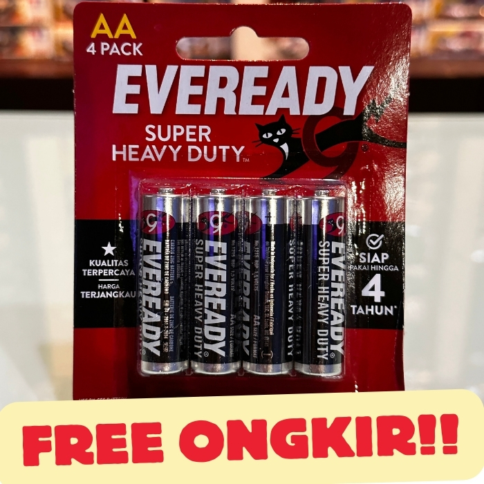 Jual Batu Baterai Eveready Super Heavy Duty AA / A2 AAA / A3 Battery 1 ...