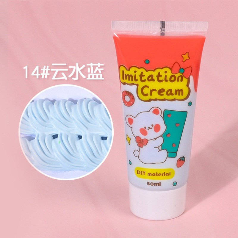 Jual deco diy simulation cream diy 50 ml buy 1 get 1 free spuit ...