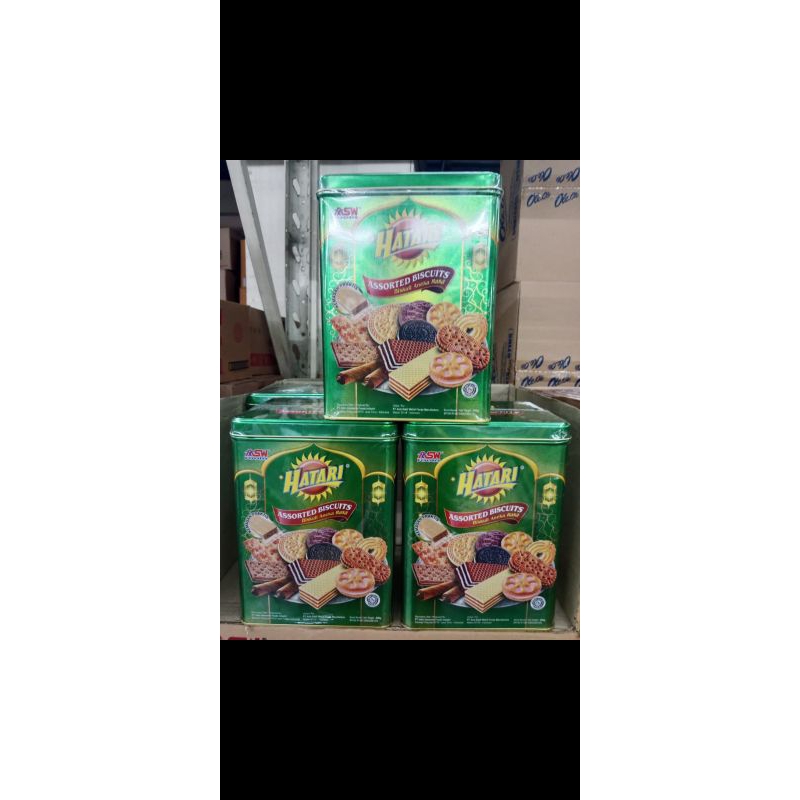 Jual biskuit hatari aneka rasa kemasan kaleng besar 700 gram | Shopee ...