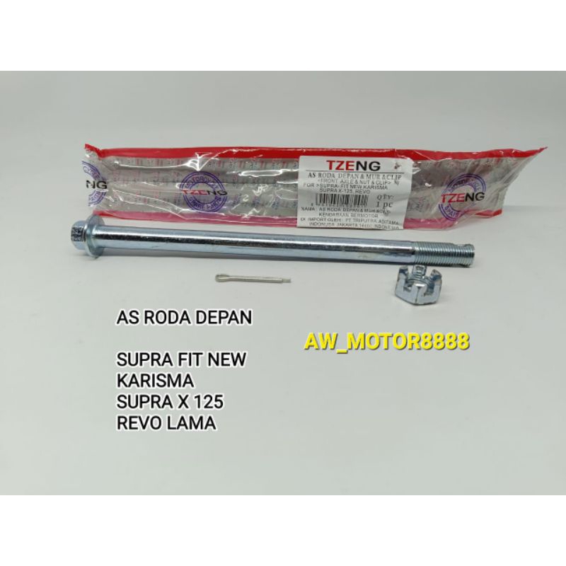 Jual AS RODA DEPAN SUPRA FIT NEW / KARISMA / REVO LAMA / SUPRA X 125 ...