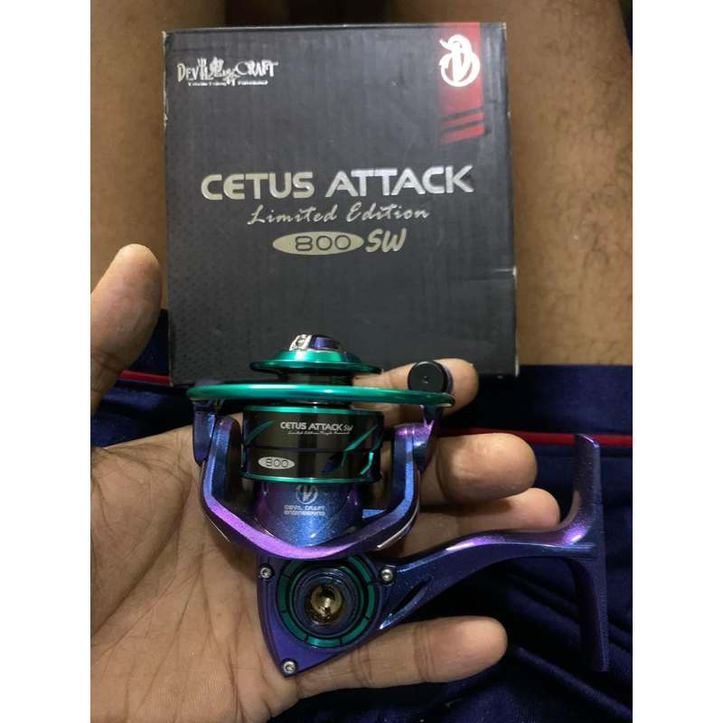 Jual reel cetus attack 800 fullset bekas pakai | Shopee Indonesia