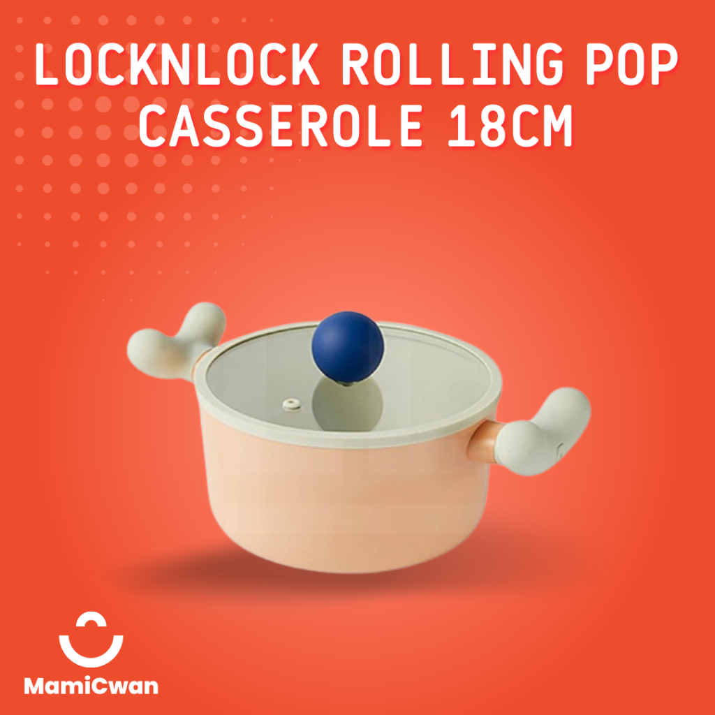 Jual LocknLock Panci Cookware Rolling Pop Casserole 18CM | Shopee Indonesia