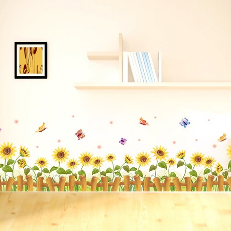Jual RELIZA WALL STICKER BUNGA MATAHARI SUN FLOWERS RELIZA035 STIKER ...