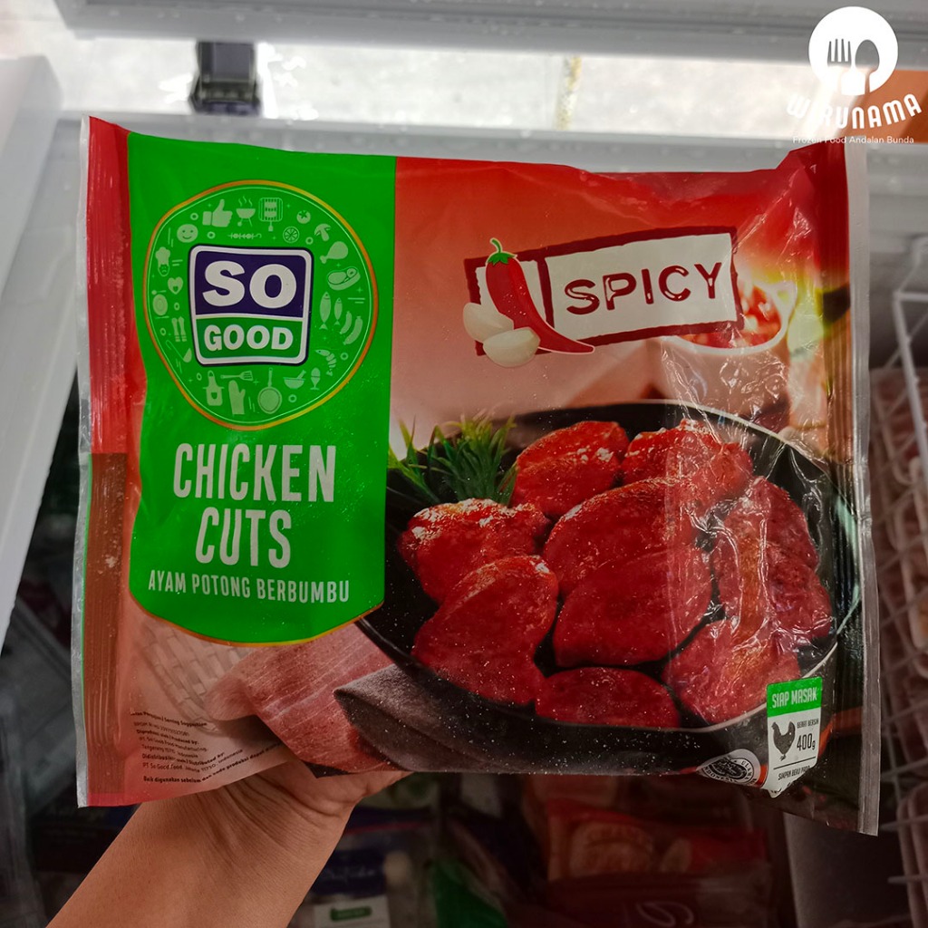 Jual So Good Spicy Chicken Cuts 400 Gram Ayam Potong Berbumbu Ayam ...