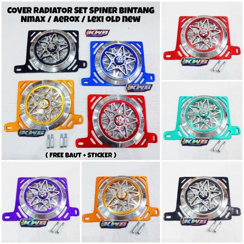 Jual Cover radiator set spinner spiner yamaha nmax old new / aerox old ...