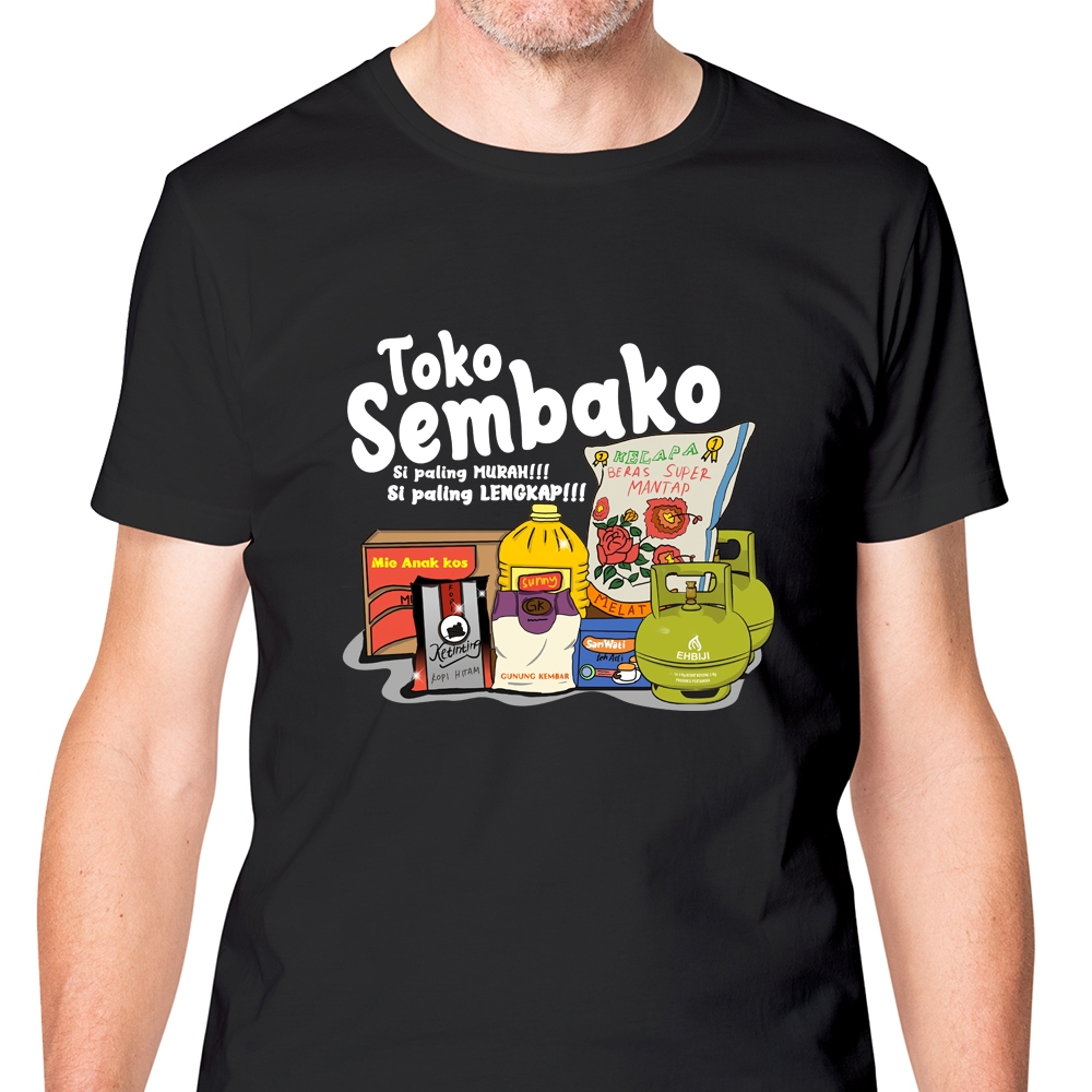 Jual Kaos TOKO SEMBAKO Tshirt baju distro cotton combed 30s UNISEX KAOS ...