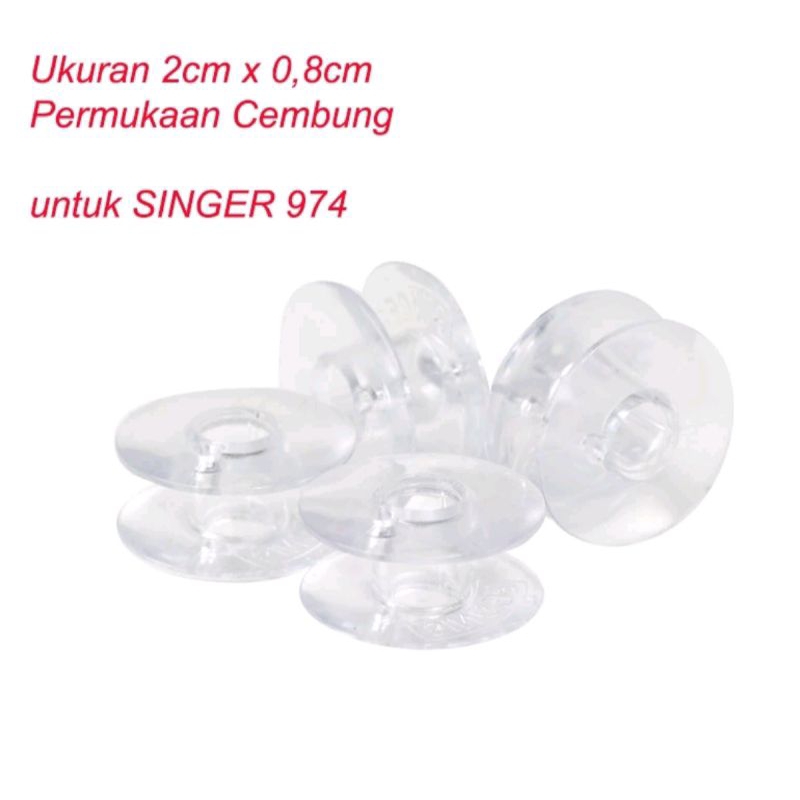 Jual Bobbins/Bobbin/Spool/Spul Benang untuk Mesin Jahit Singer Tipe 974 ...
