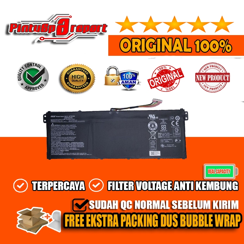 Jual Genuine Battery Batrai Baterai Original (AP18C8K) Acer Aspire 5 A514-52 A514-52-58U3 A514 ...