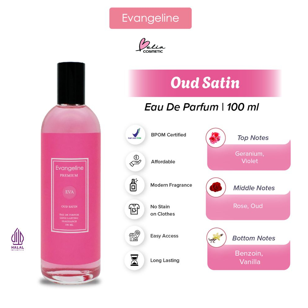 Jual BELIA EVANGELINE Premium EDP 100ml | Parfum Wanita | French Pear ...