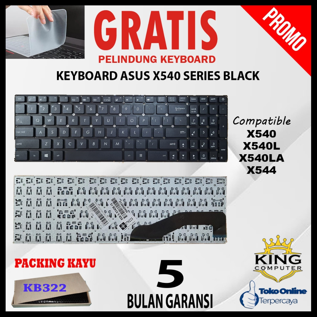 Jual KEYBOARD ASUS X540 X540S X540SA X540L X540LA X540Y X540SC X544 ...
