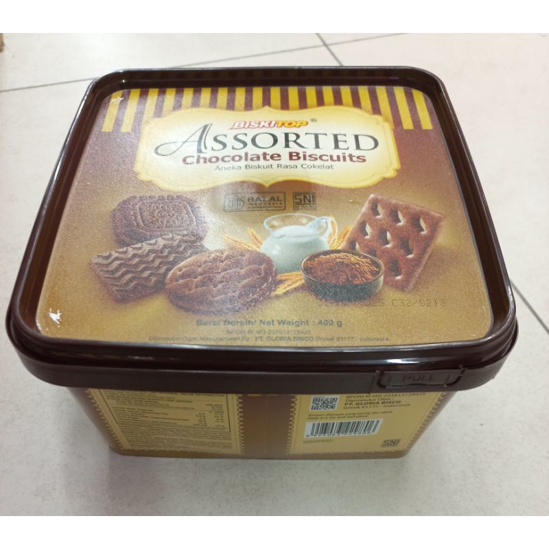 Jual BISKITOP Assorted Chocolate Biscuits 400g - HK | Shopee Indonesia
