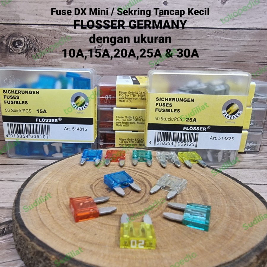 Jual FUSE DX MINI FLOSSER GERMANY - SEKRING TUSUK / TANCAP KECIL | Shopee Indonesia