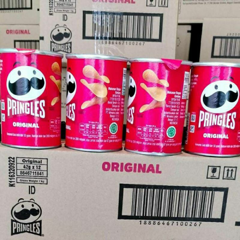 Jual Pringles Mini 42 gram || Pringles Murah || kripik Kentang Pringles ...