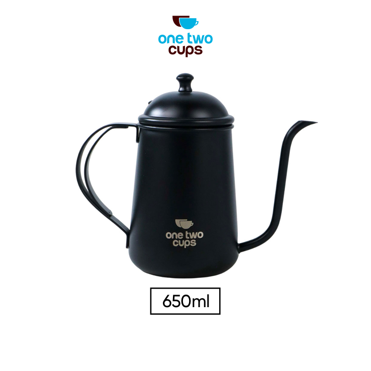 Jual One Two Cups Coffee Maker Pot Drip Kettle Teko Barista Kopi Leher Angsa 650ml - Black ...