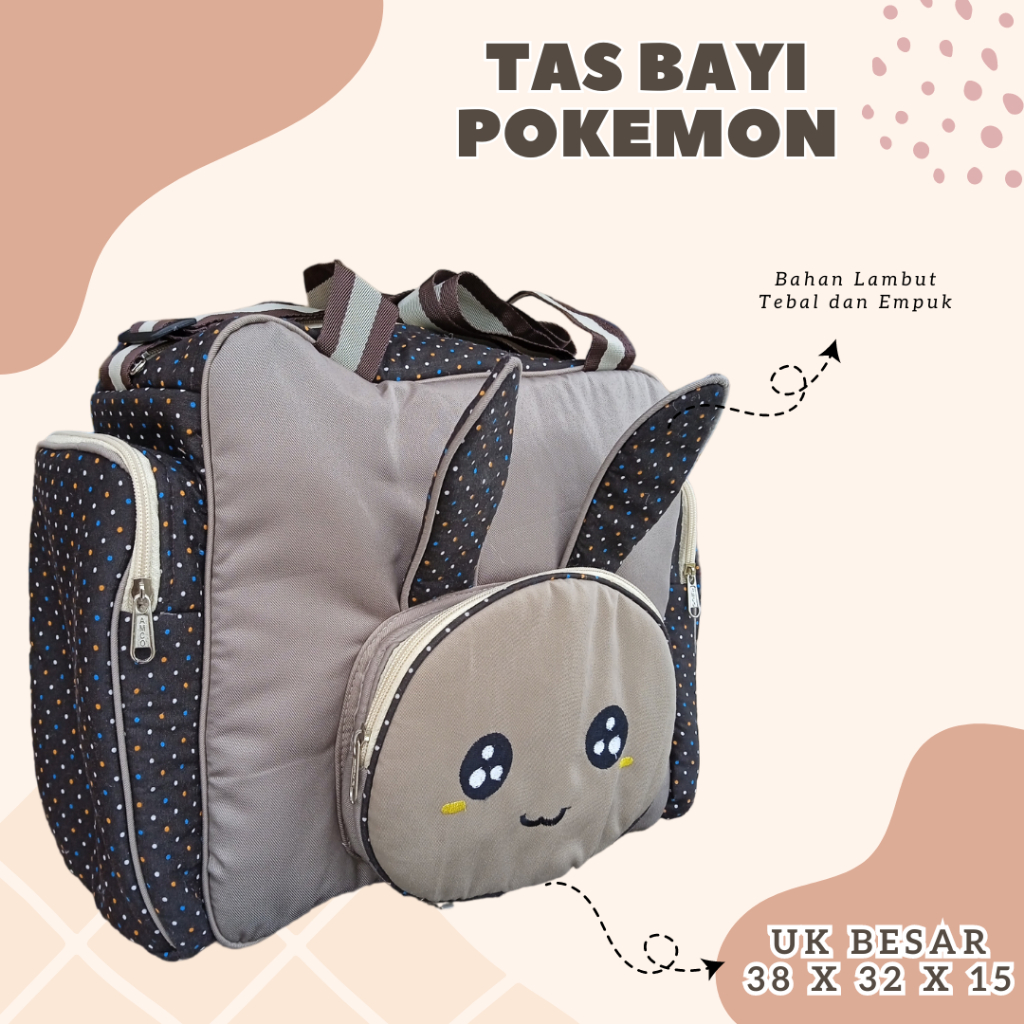 Jual Tas Bayi Besar Model Pokemon | Shopee Indonesia