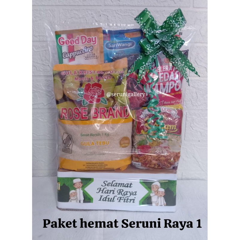 Jual parsel sembako hampers hari raya parcel hari raya bingkisam hari ...