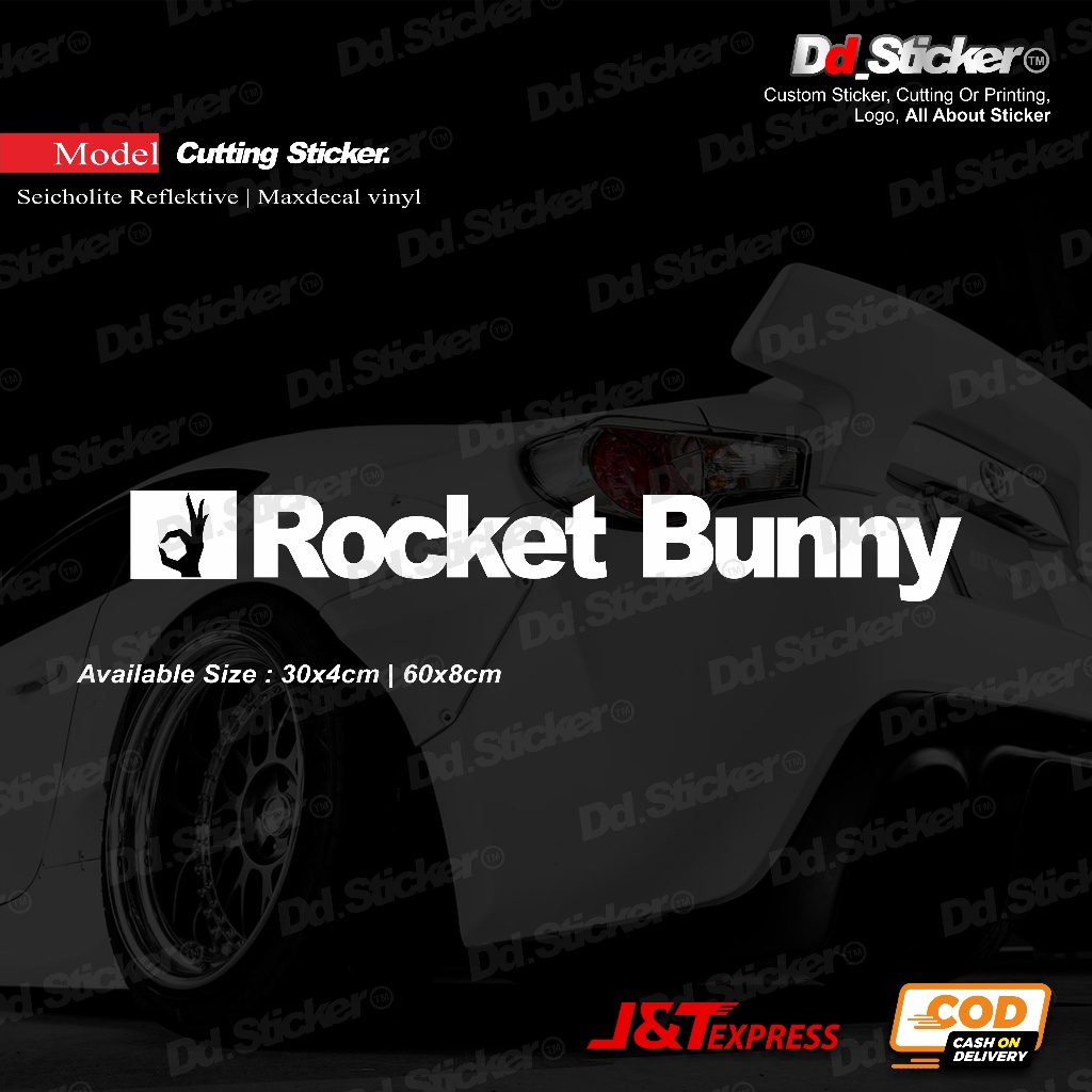 Jual Sticker Rocket Bunny (CUTTING STICKER) | Shopee Indonesia