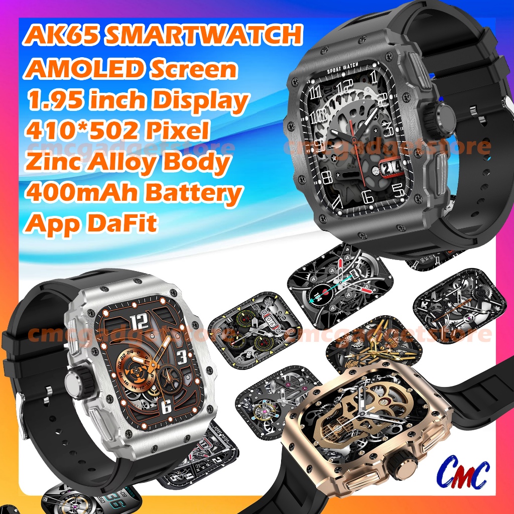 Jual AK65 Smartwatch AMOLED 1.95inch Display Smart Watch Pria Wanita ...