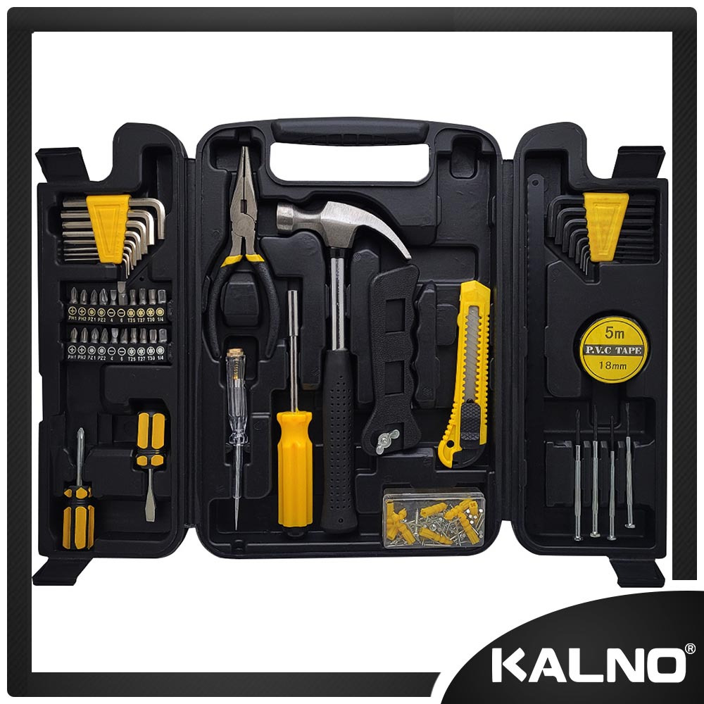 Jual Kalno Toolkit Set 200 pcs Perkakas Pertukangan komplit Rumah ...