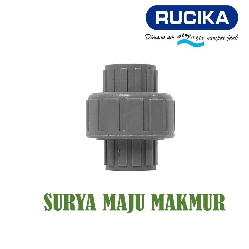 Jual Water Mur Moor Drat 1 1/2" Union Thread AW 1 1/2 Inch PVC Rucika | Shopee Indonesia