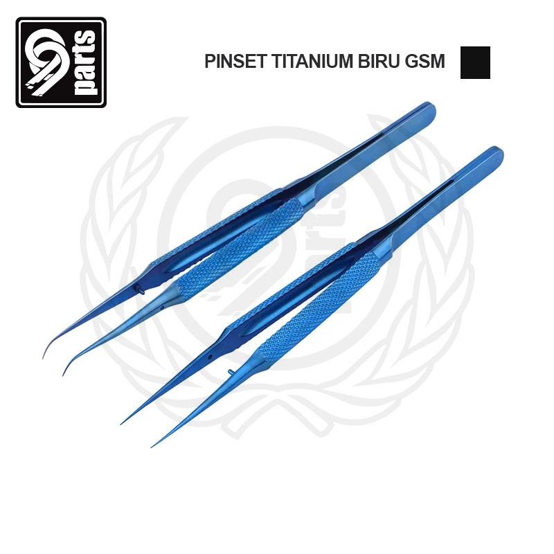 Jual Pinset Titanium Blue GSM High Quality Biru / Pinset/Tweezer Super ...