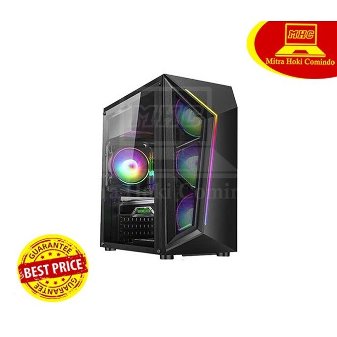Jual CASING PC GAMING VURRION ENIGMA RGB LED STRIP FRONT PANEL | Shopee ...