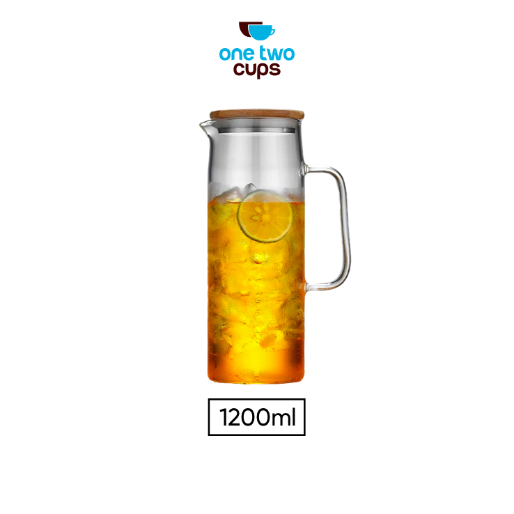 Jual One Two Cups Teko Kaca Teh Pitcher Borosilicate Glass - CW2366 | Shopee Indonesia
