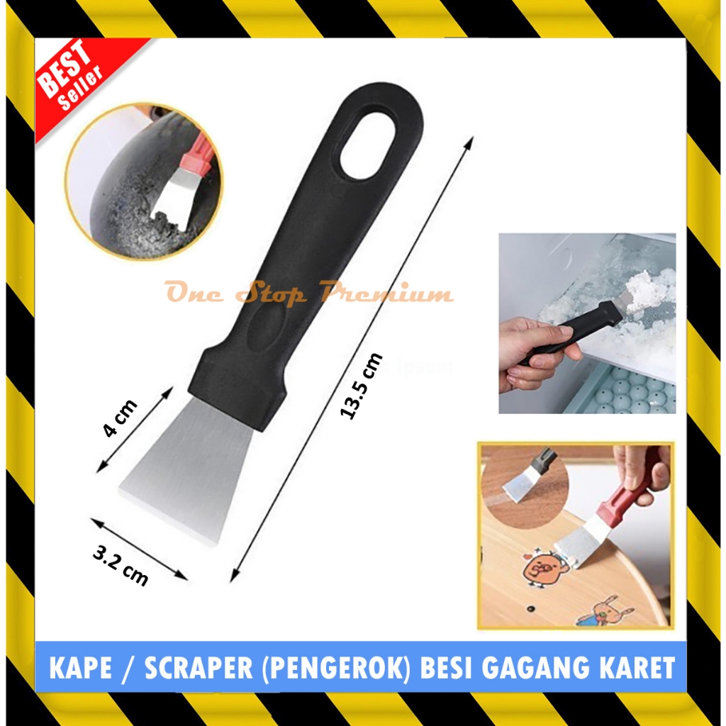 Jual PLAT SPATULA ALAT SCRAPER SCRAP PISAU PISO KAPE KAPI PLAT BESI ...